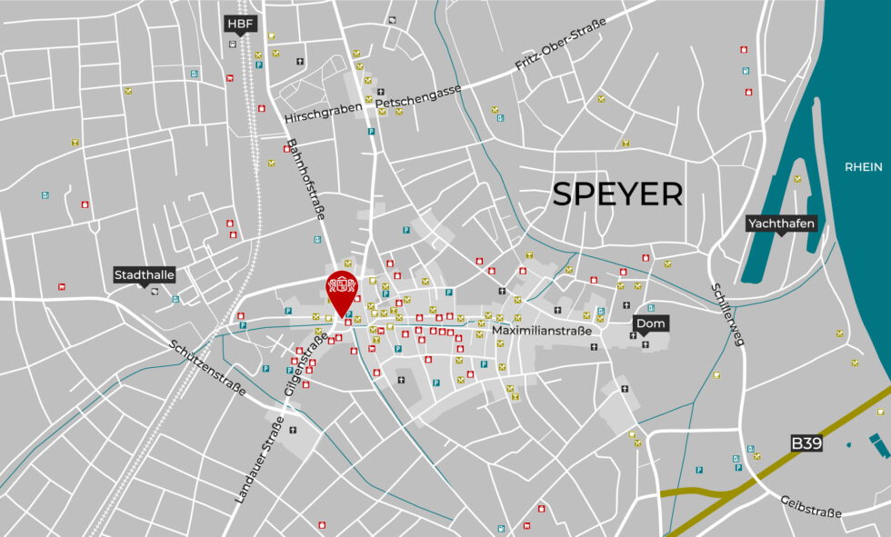 Anfahrt / Parken - Postgalerie Speyer